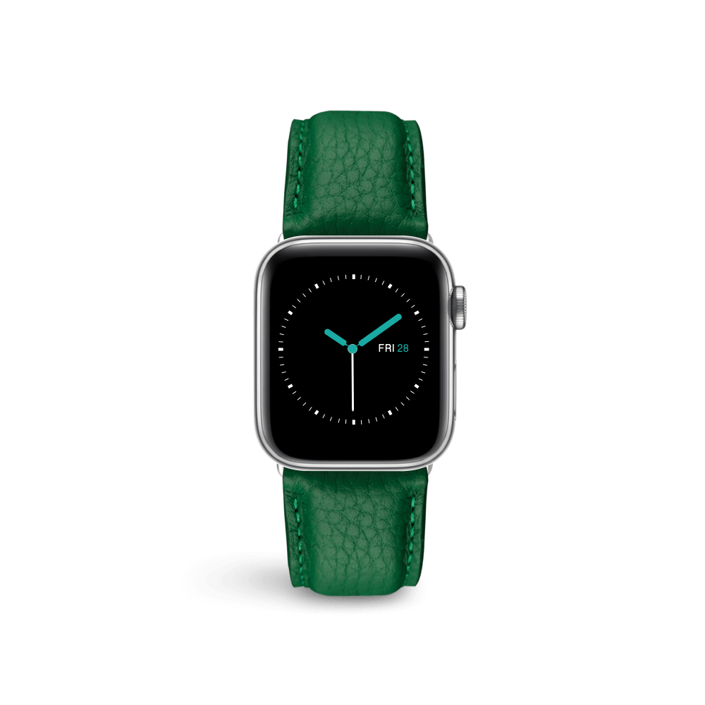 Apple Watch Strap | Top Grain Leather | British Green | 44mm / 45mm ...
